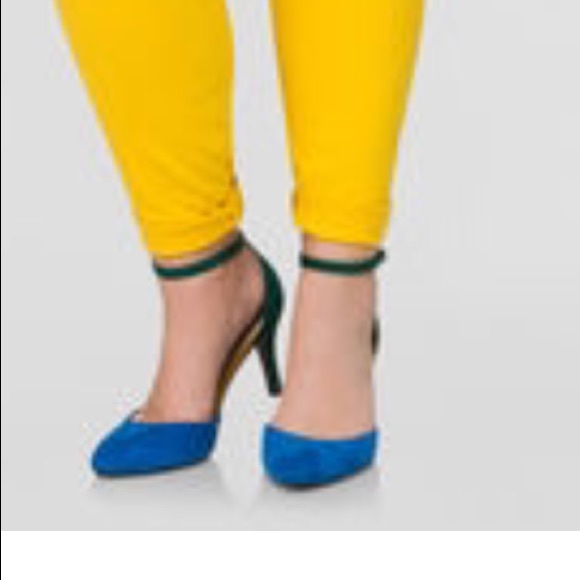 Ashley Stewart | Shoes | Color Block High Heel Shoe | Poshmark